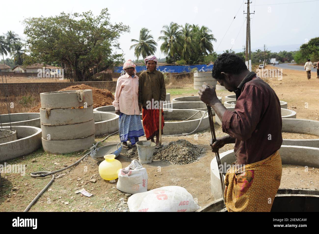 concrete engineering or concrete construction, building architecture in ...