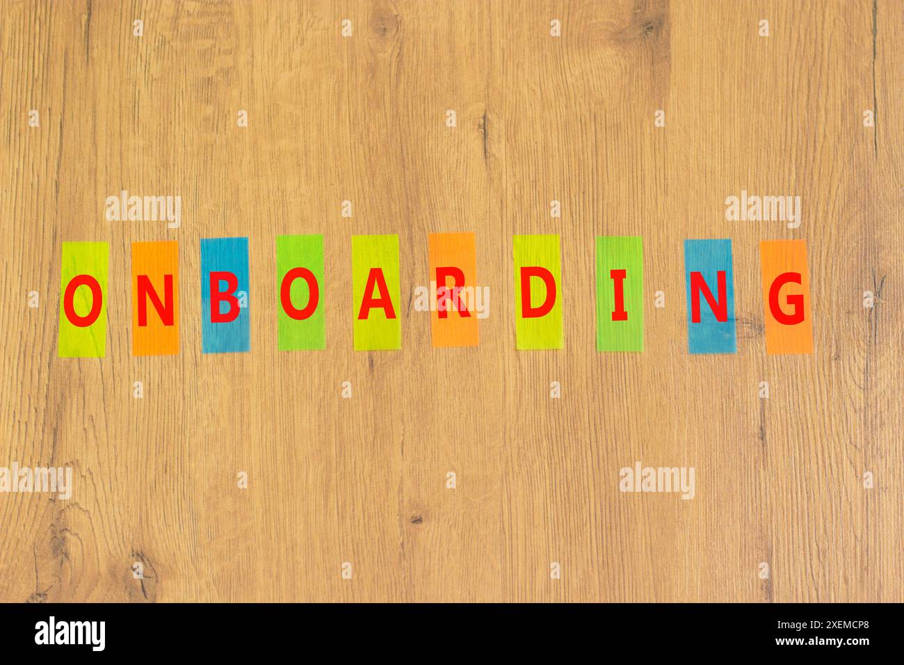 Onboarding success symbol. Concept word Onboarding on beautiful colored ...