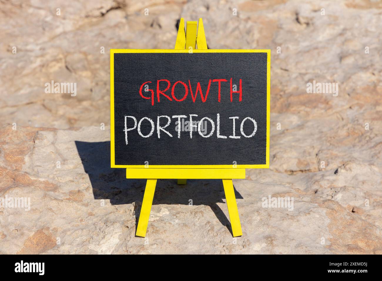 Growth portfolio symbol. Concept words Growth portfolio on beautiful ...