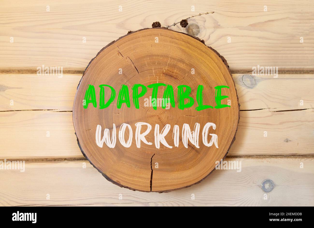 Adaptable working symbol. Concept words Adaptable working on beautiful ...