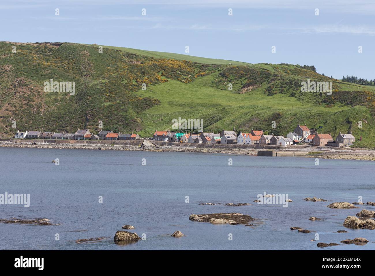 Buchan cliff foot fishing villages hi-res stock photography and images ...
