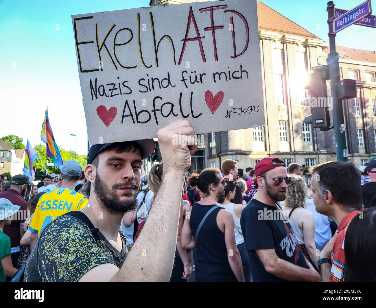 Essen, NRW, Deutschland, AfD Bundesparteitag, Messe Essen, Grugahalle ...