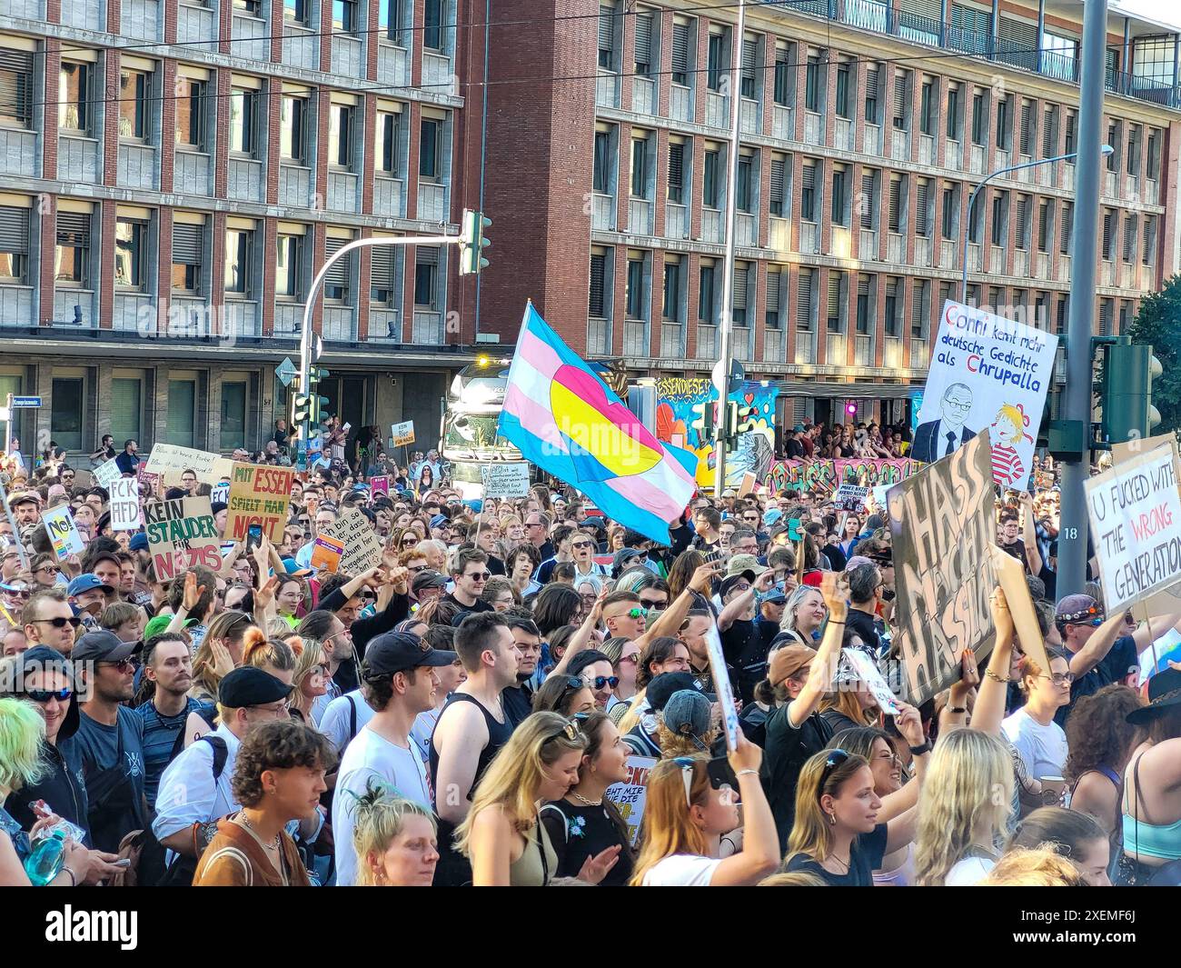 Anti afd protest hi-res stock photography and images - Alamy