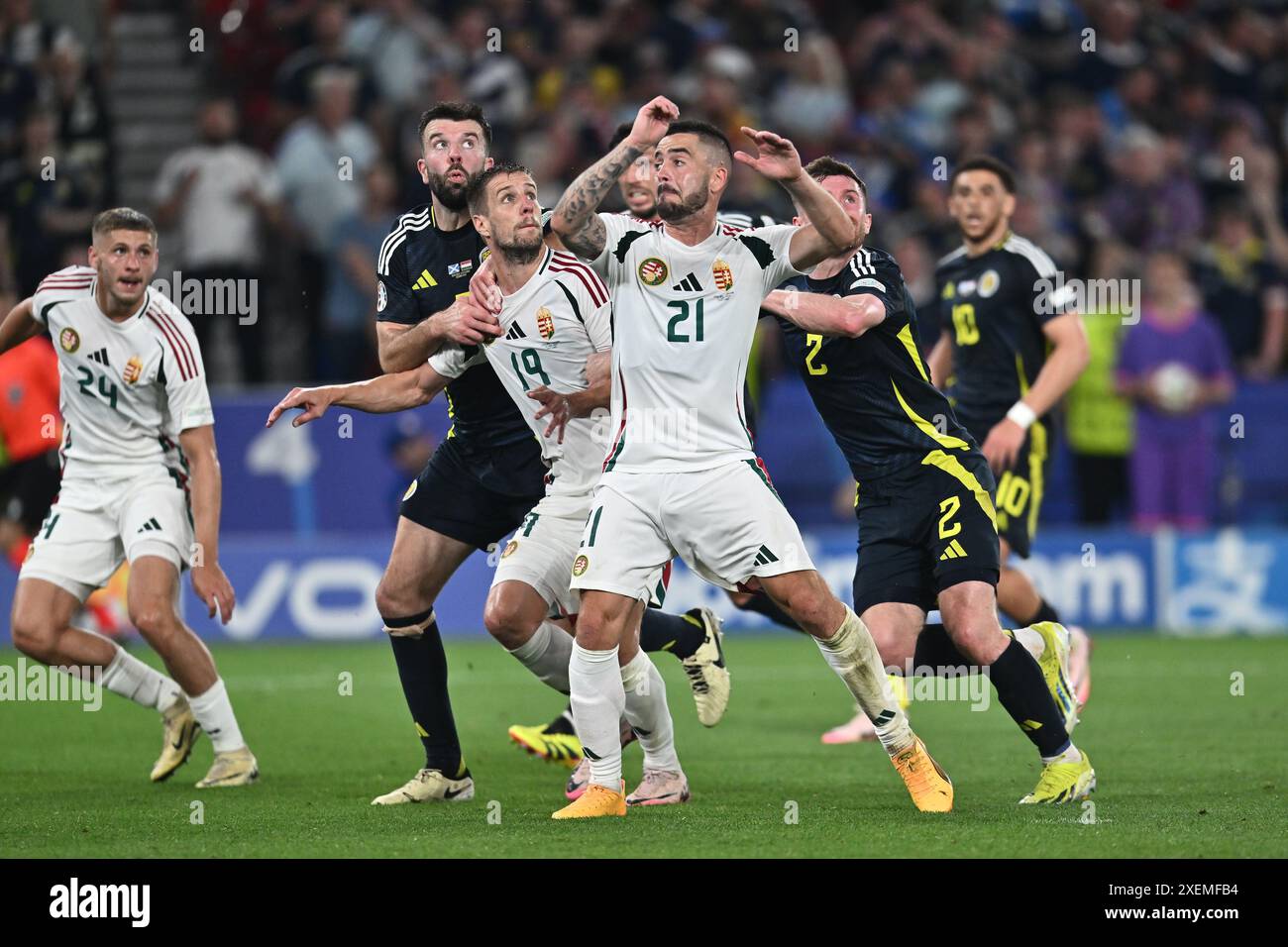 STUTTGART, GERMANY - JUNE 23: Barnabas Varga of Hungary just before he ...
