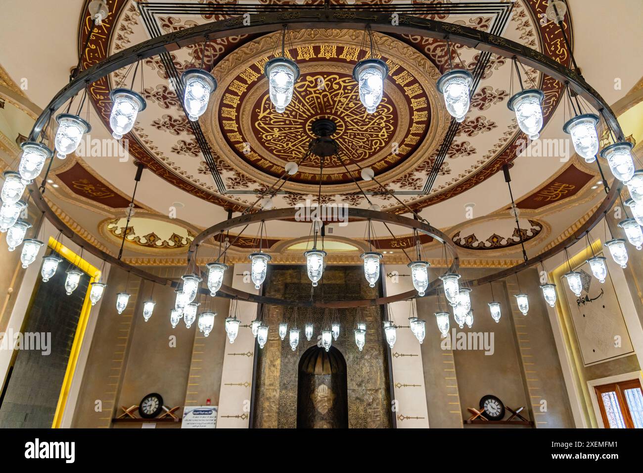 Inside the Golden Masjid, Katara Village, Doha, Qatar Stock Photo - Alamy