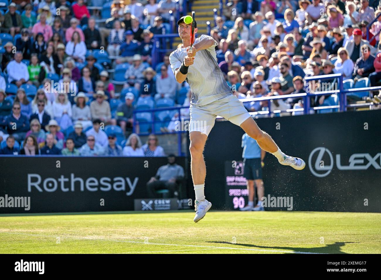 Eastbourne, UK, 28 June 2024. Max PURCELL (AUS) beats Billy HARRIS (GBR ...