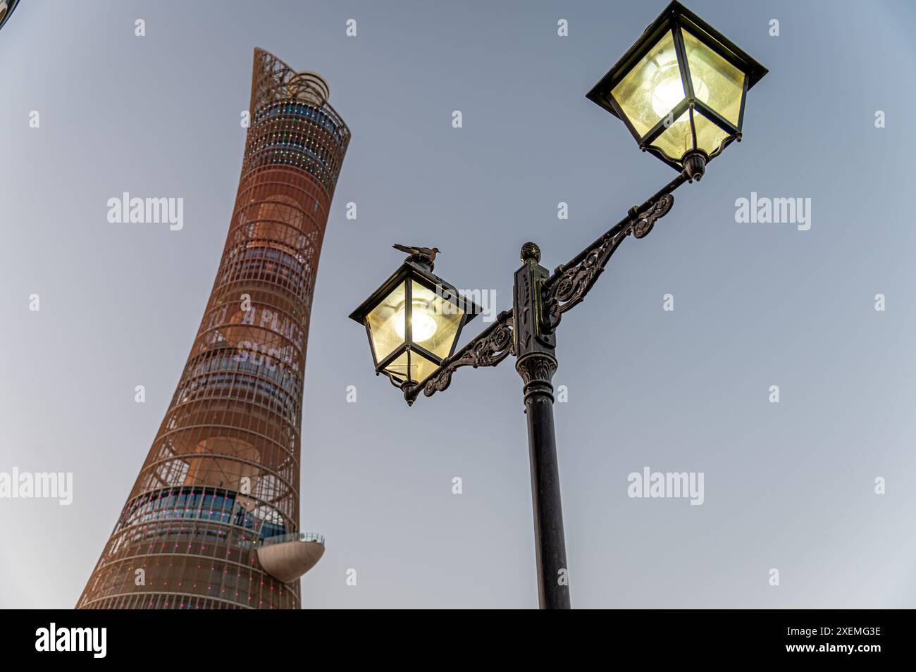 Torch building doha hi-res stock photography and images - Alamy