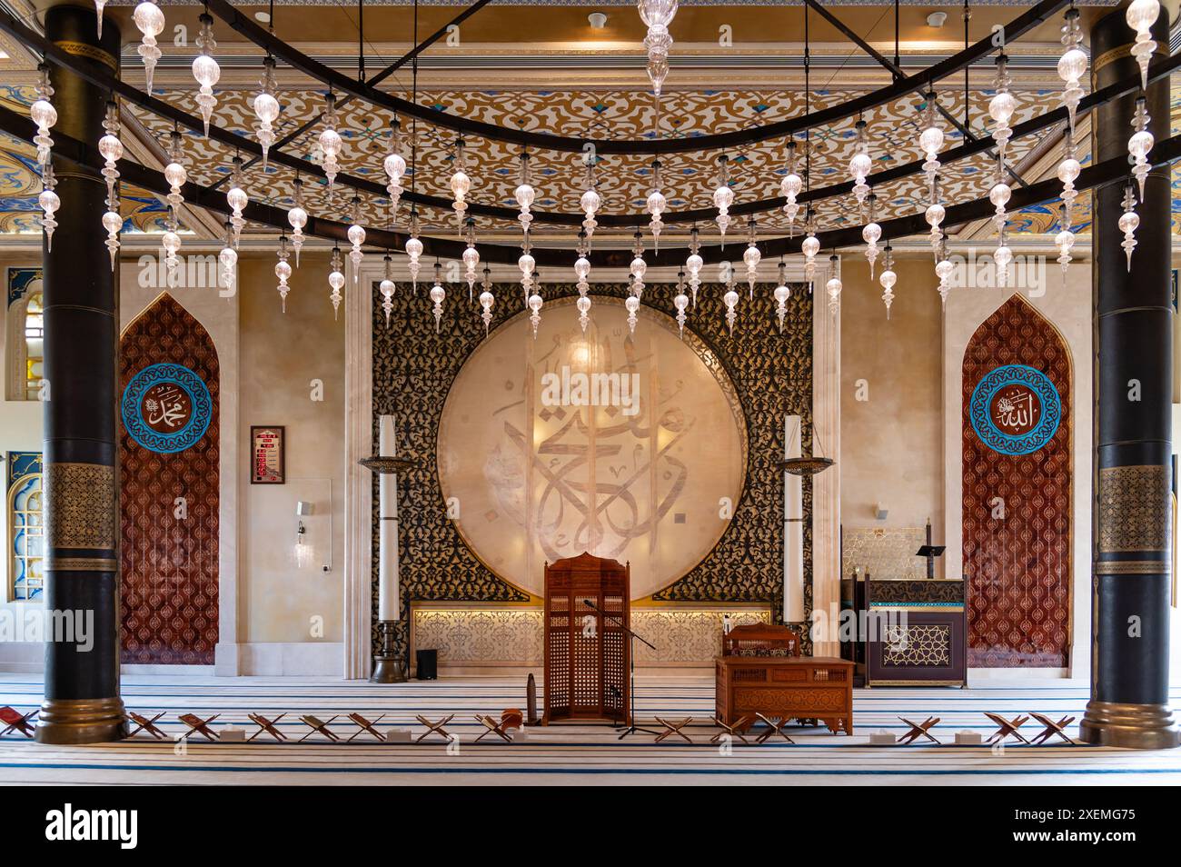 Inside Katara Mosque, Doha, Qatar Stock Photo - Alamy