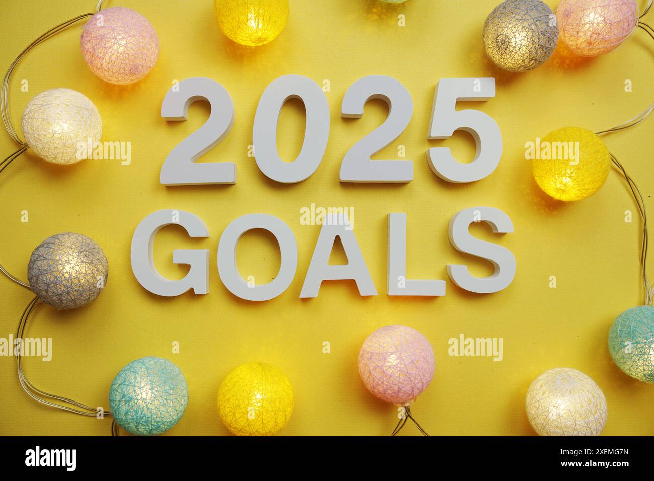 2025 goals hi-res stock photography and images - Alamy