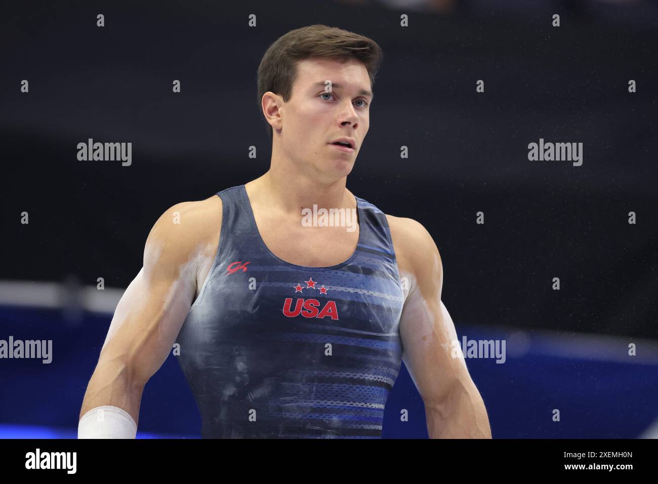June 27, 2024: Gymnast Brody Malone during the 2024 U.S. Olympic Trials ...