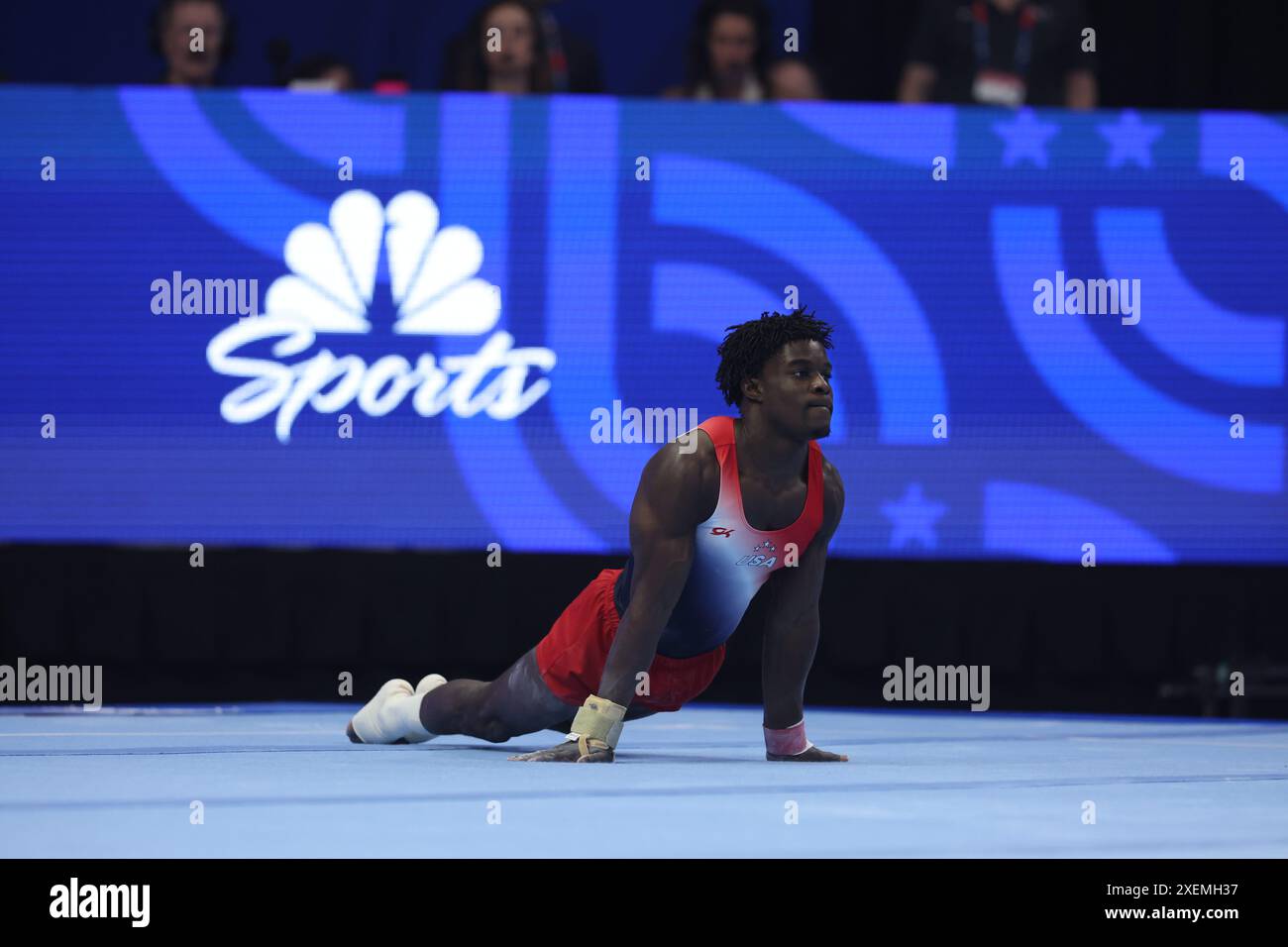 June 27, 2024: Gymnast Frederick Richard during the 2024 U.S. Olympic ...