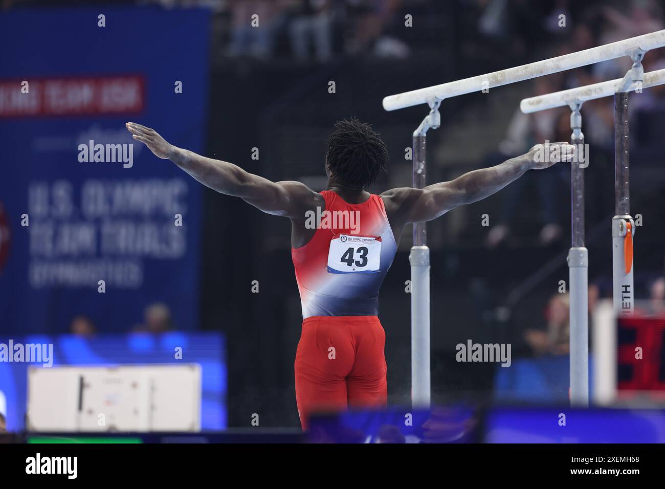 June 27, 2024: Gymnast Frederick Richard during the 2024 U.S. Olympic ...