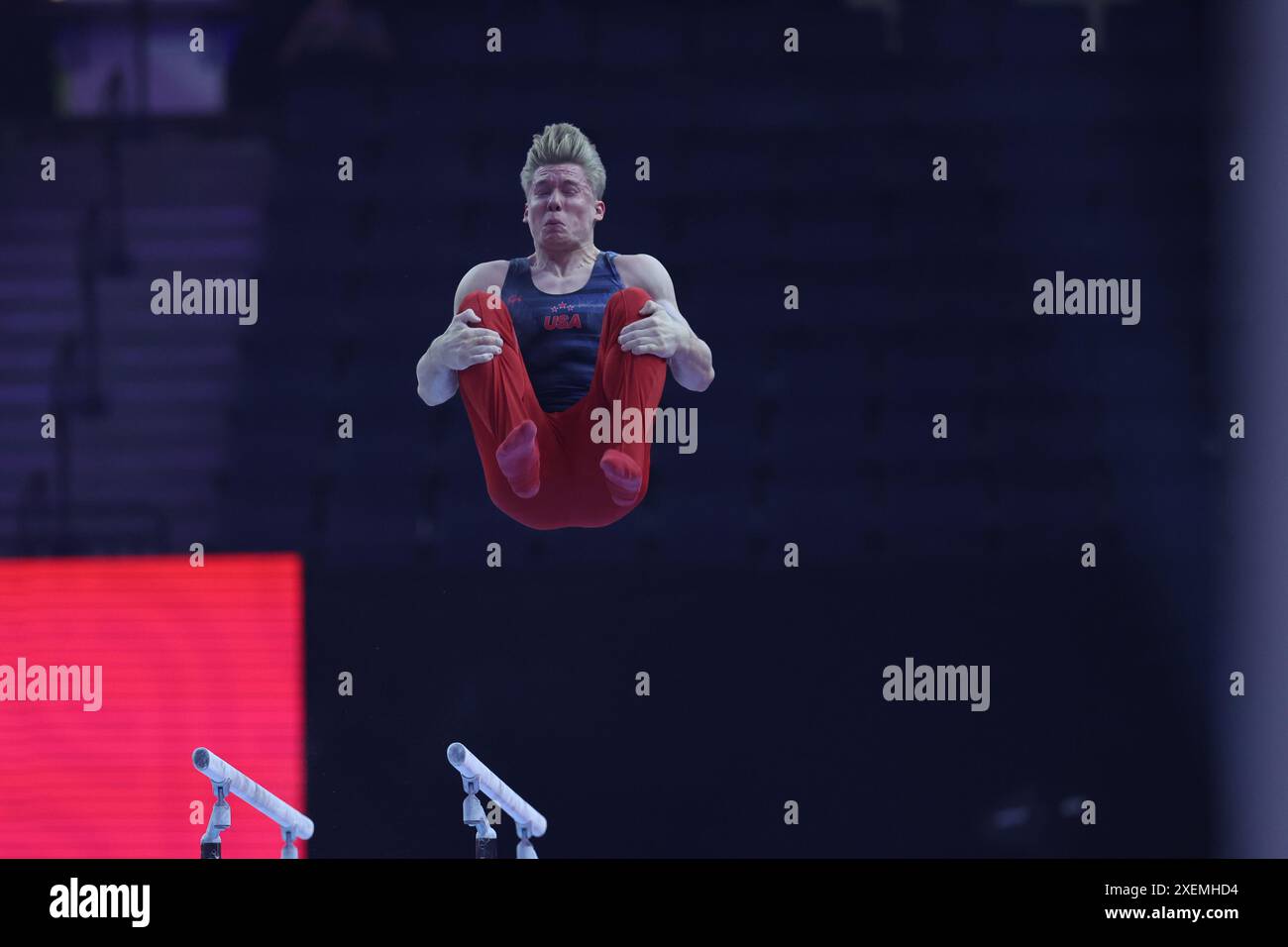 June 27, 2024: Gymnast Shane Wiskus during the 2024 U.S. Olympic Trials ...