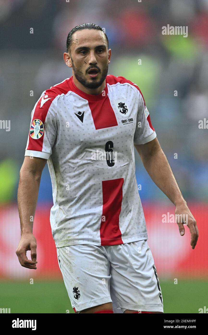 DORTMUND, GERMANY - JUNE 18: Giorgi Kochorashvili of Georgia looks on ...