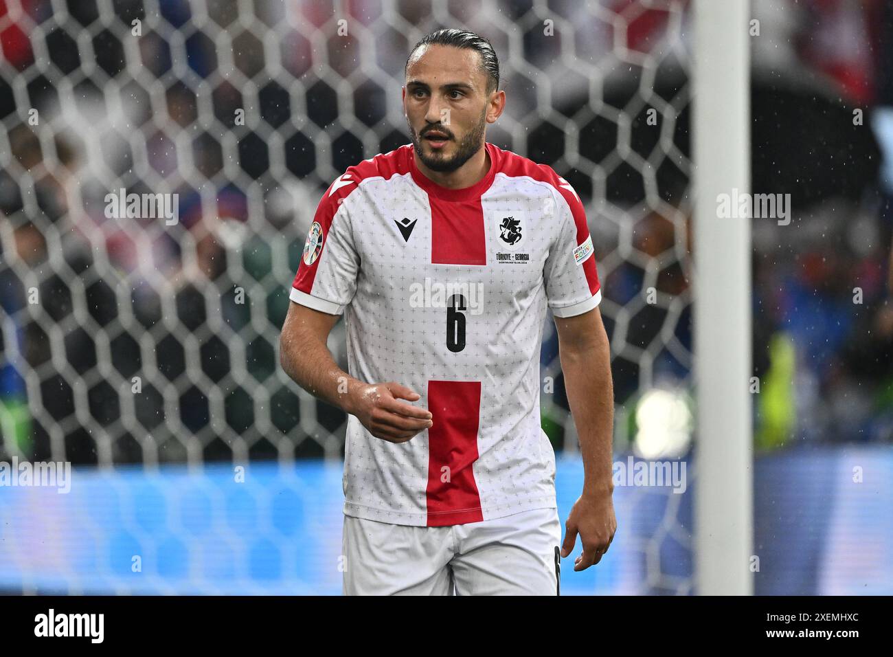 DORTMUND, GERMANY - JUNE 18: Giorgi Kochorashvili of Georgia looks on ...