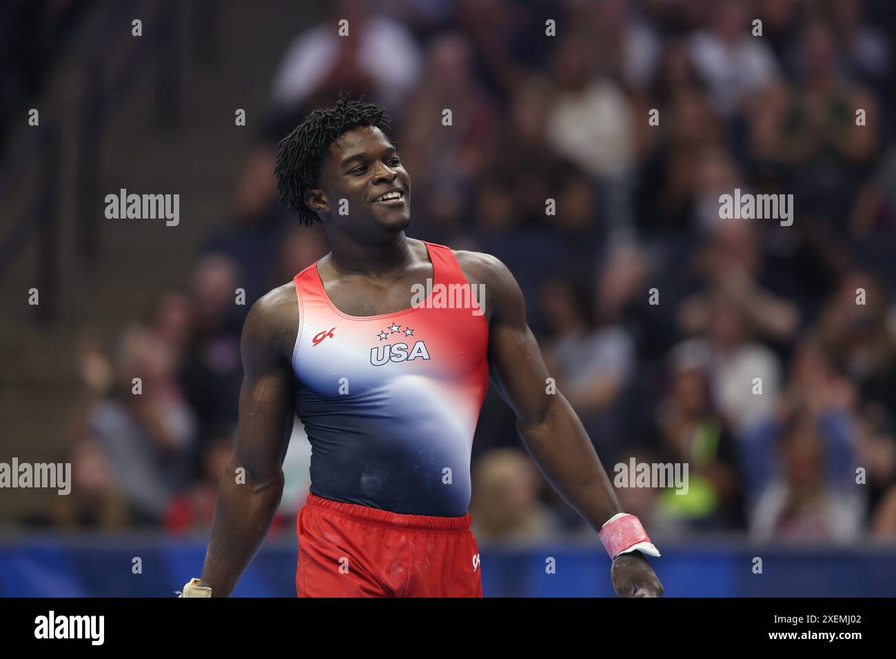 June 27, 2024: Gymnast Frederick Richard during the 2024 U.S. Olympic ...