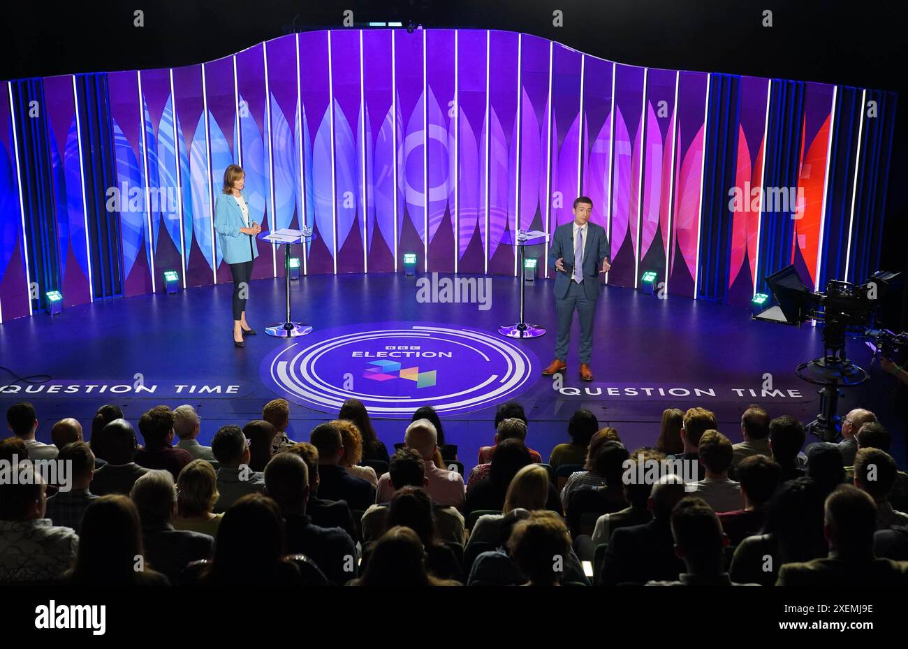Green Party co-leader Adrian Ramsay speaking during a BBC Question Time ...