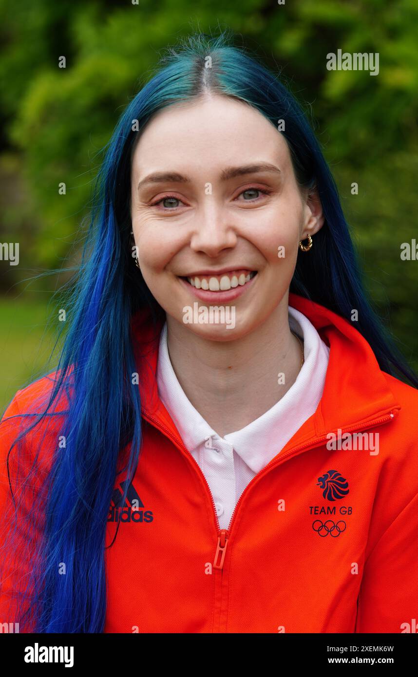 Seonaid McIntosh during the Team GB Paris 2024 shooting team ...