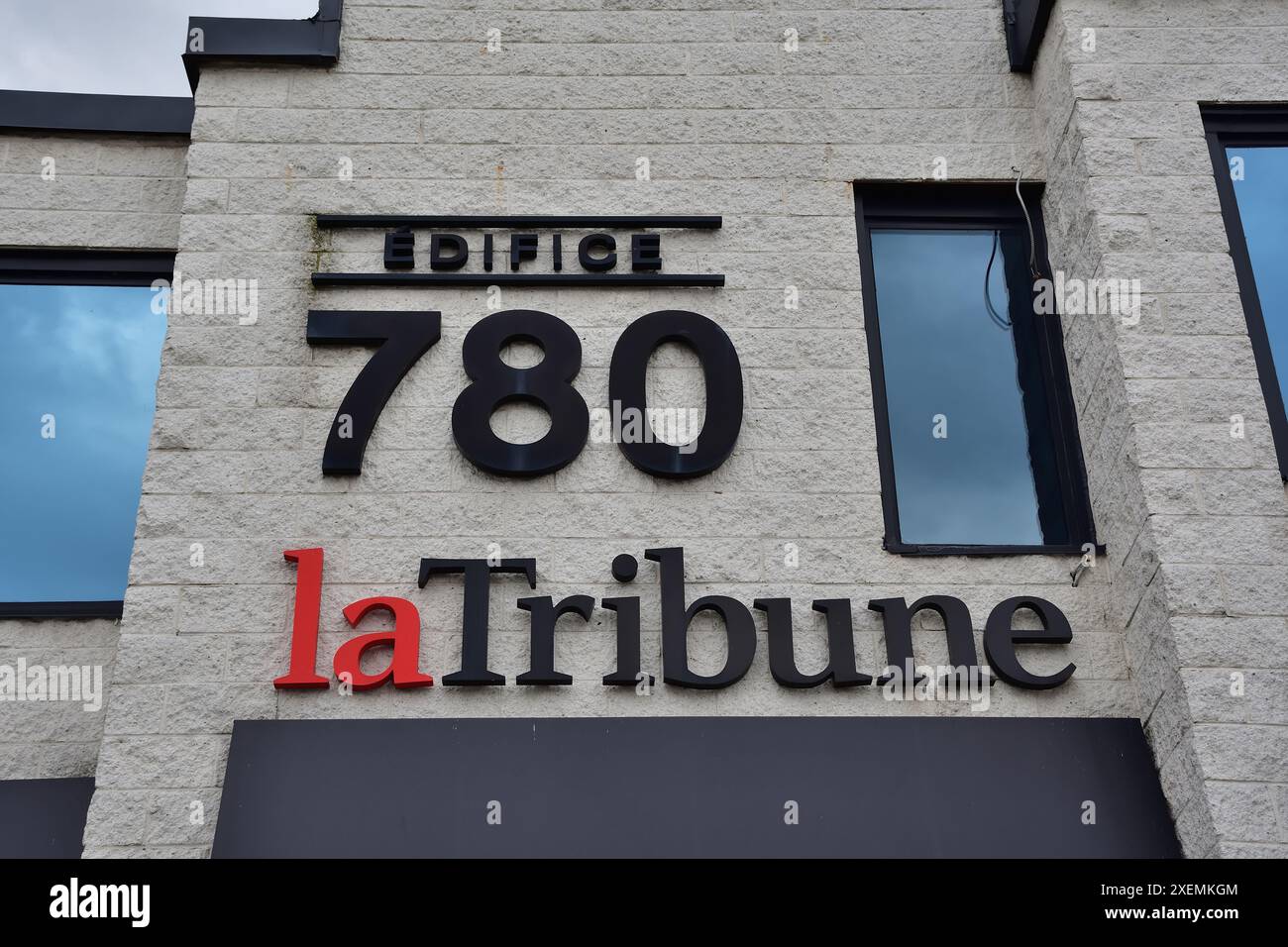 SHERBROOKE, QUEBEC, CANADA - November 4, 2023 - Builbing 780 La Tribune ...