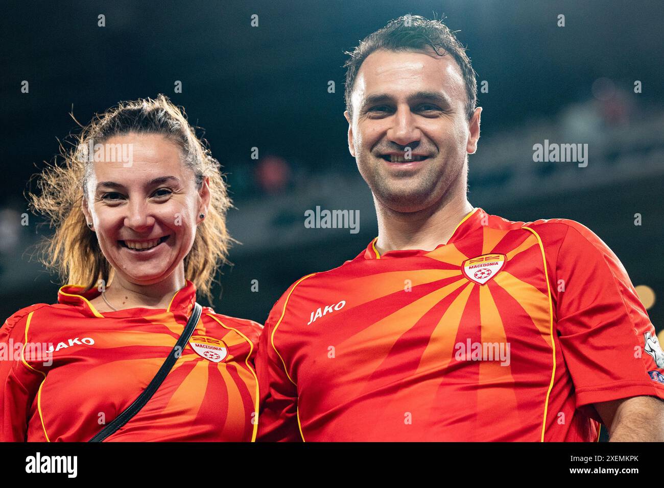 East Rotherford, United States. 27th June, 2024. Fans wearing jerseys ...