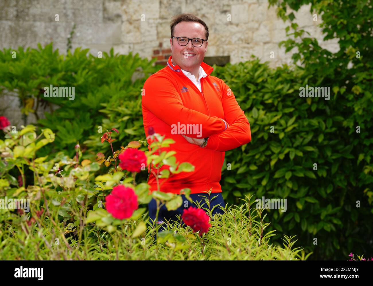 Matt Coward-Holley during the Team GB Paris 2024 shooting team ...