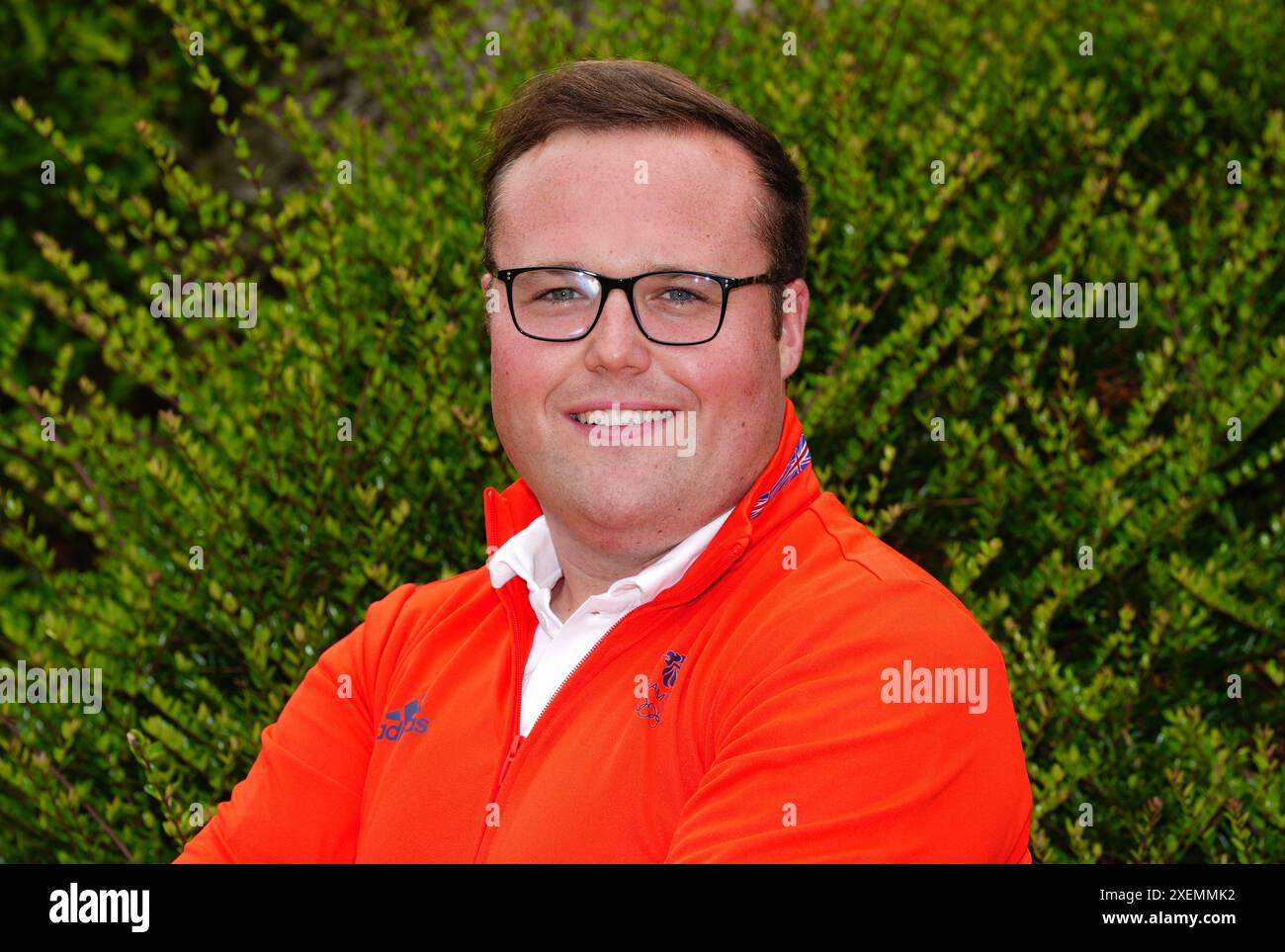 Matt Coward-Holley during the Team GB Paris 2024 shooting team ...