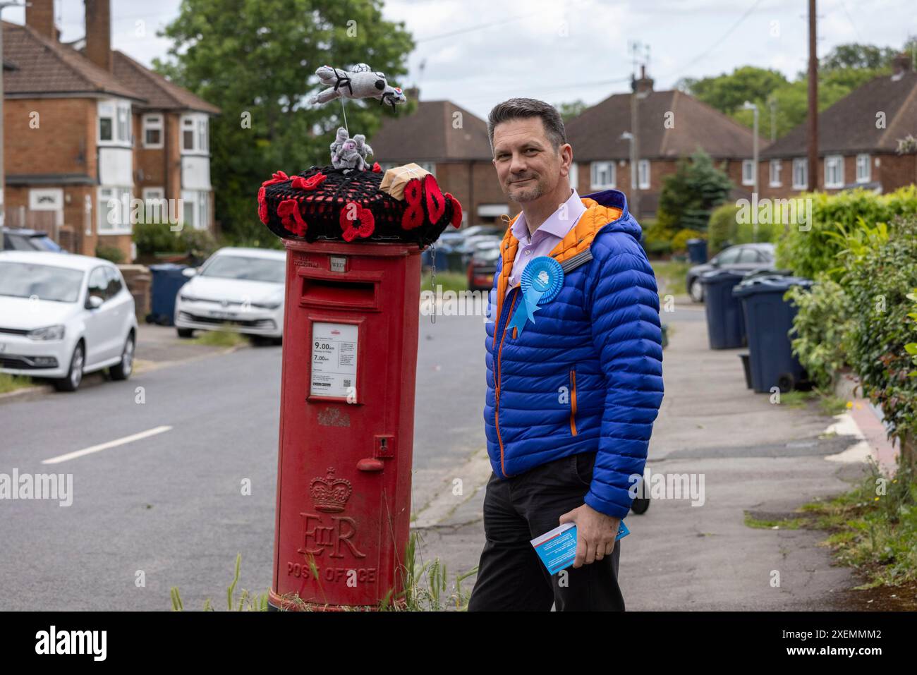 Steve Baker, Conservative MP in his home constituency of High Wycombe ...