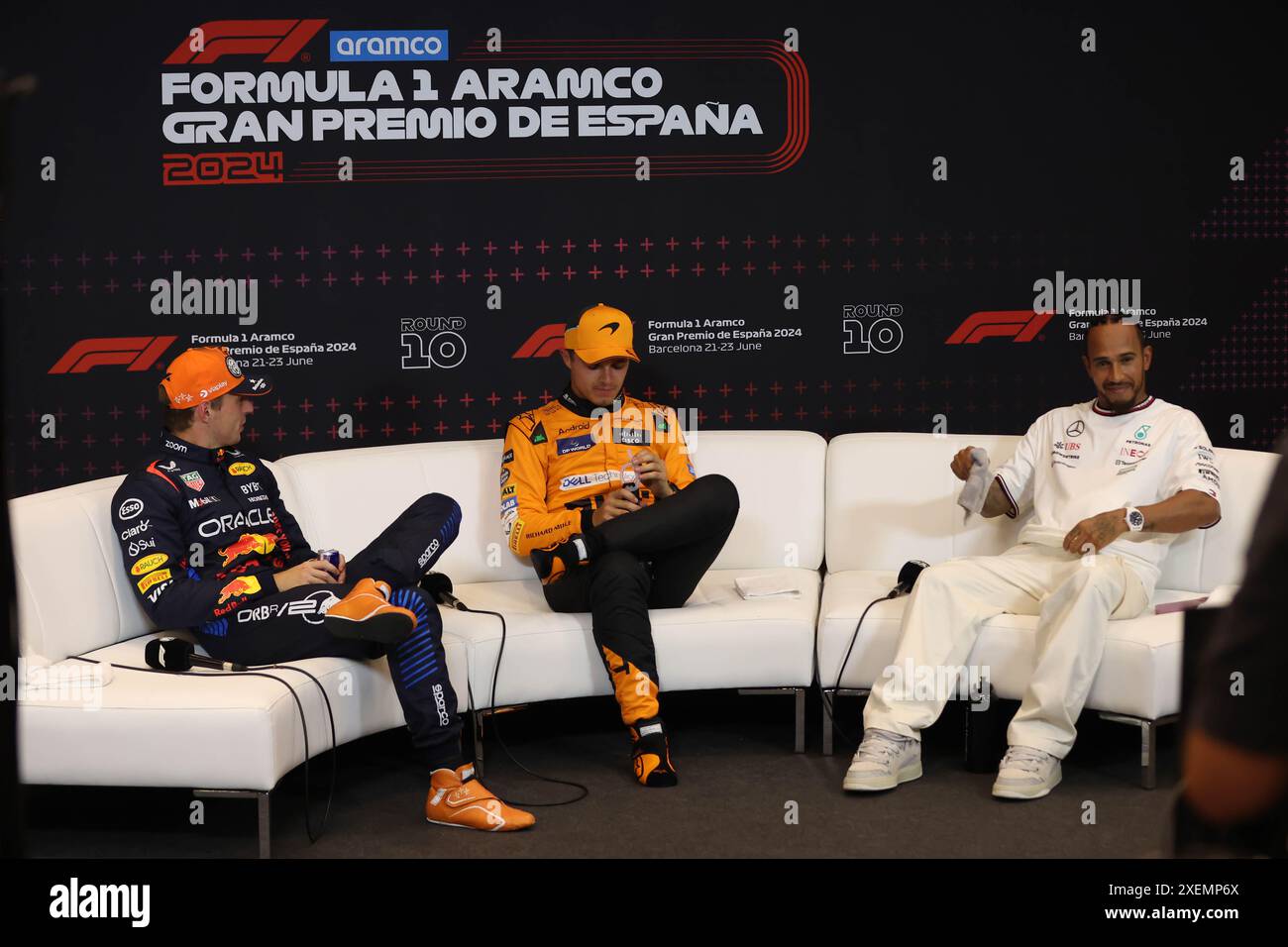 Barcelona, Spain. 22nd June, 2024. Catalunya Circuit #4 Lando Norris ...