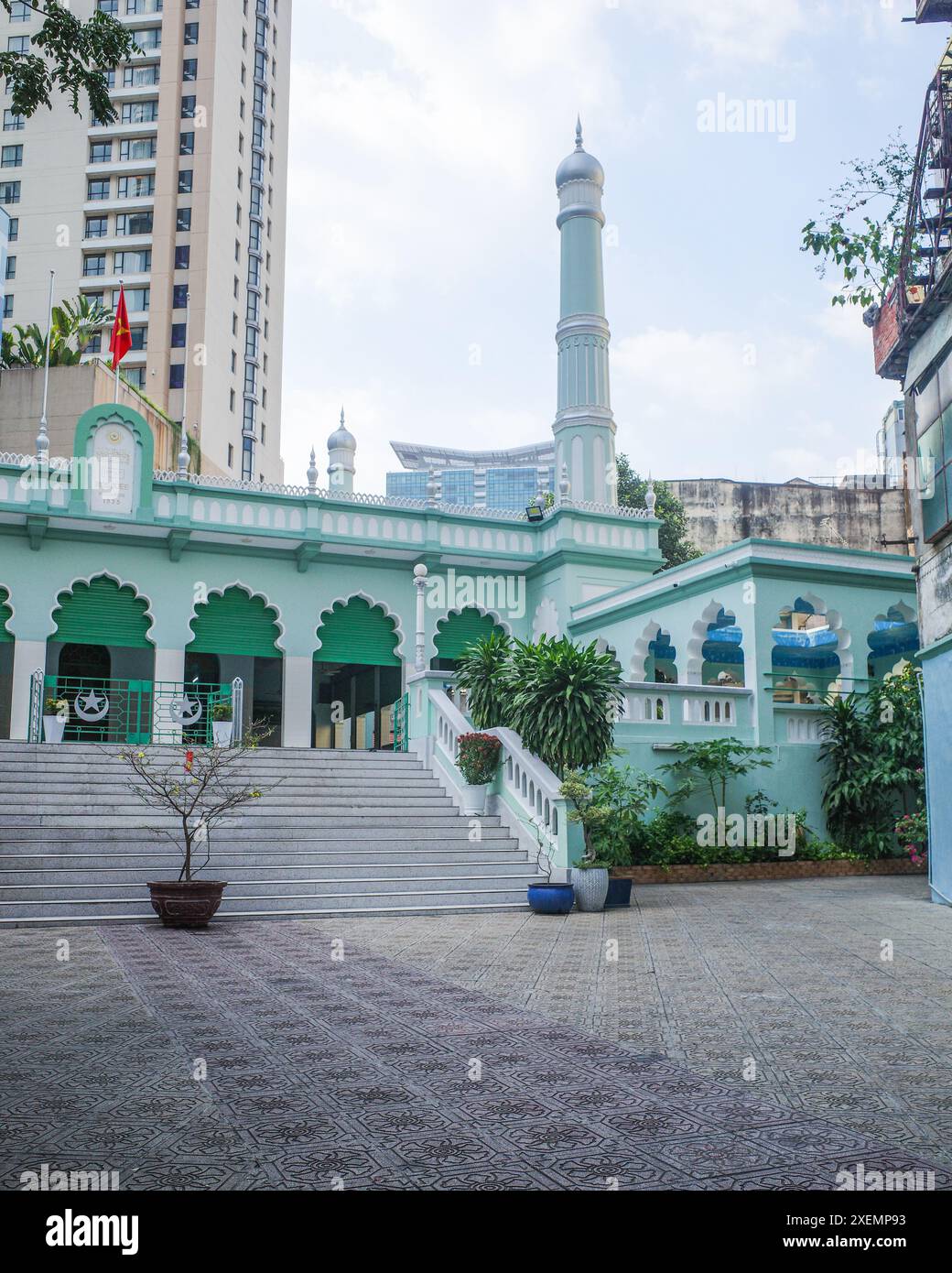 Ho Chi Minh City, Vietnam - 2 Feb, 2024: Saigon Central Mosque in Ho ...