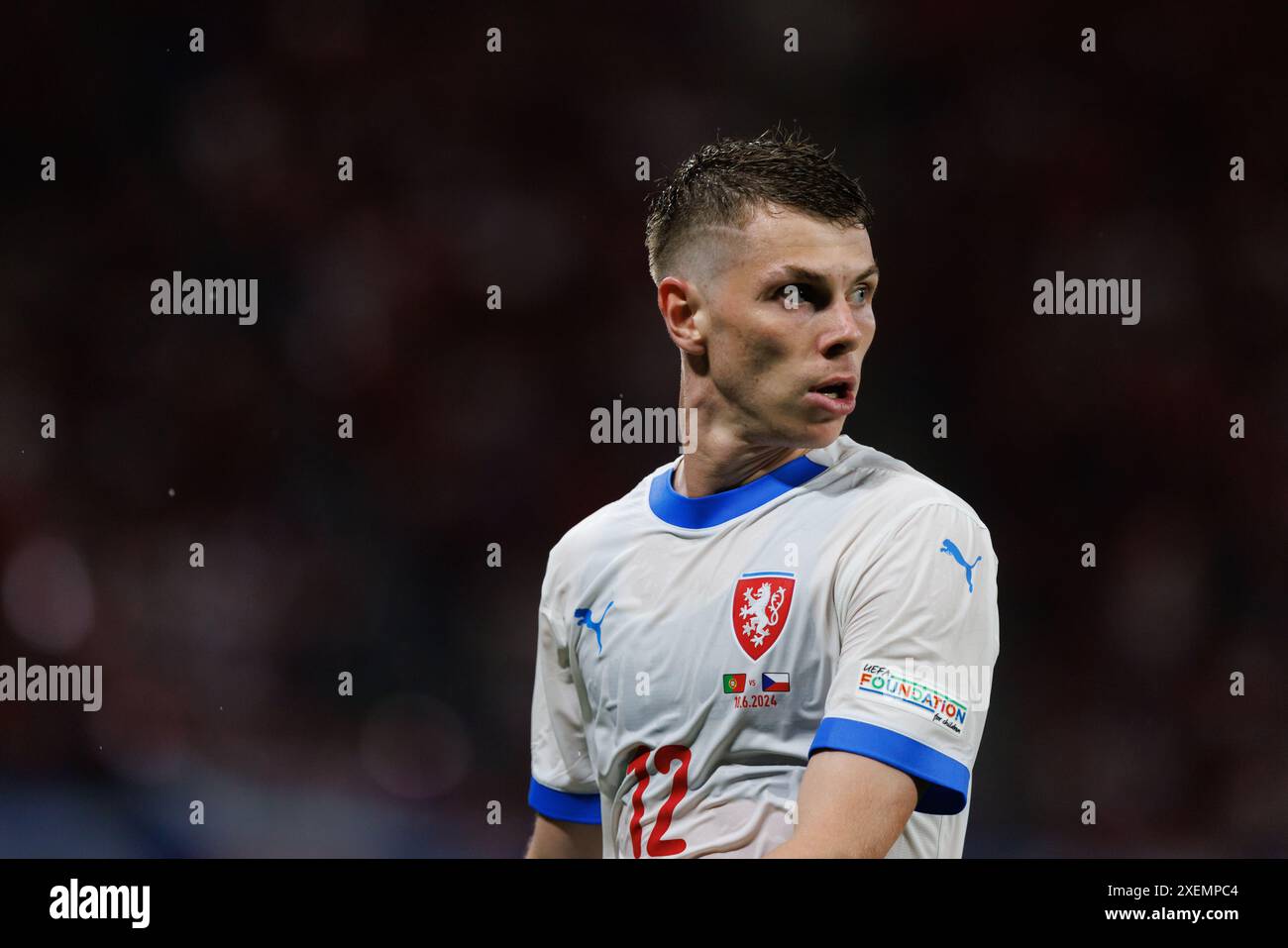 David Doudera seen during UEFA Euro 2024 game between national teams of ...