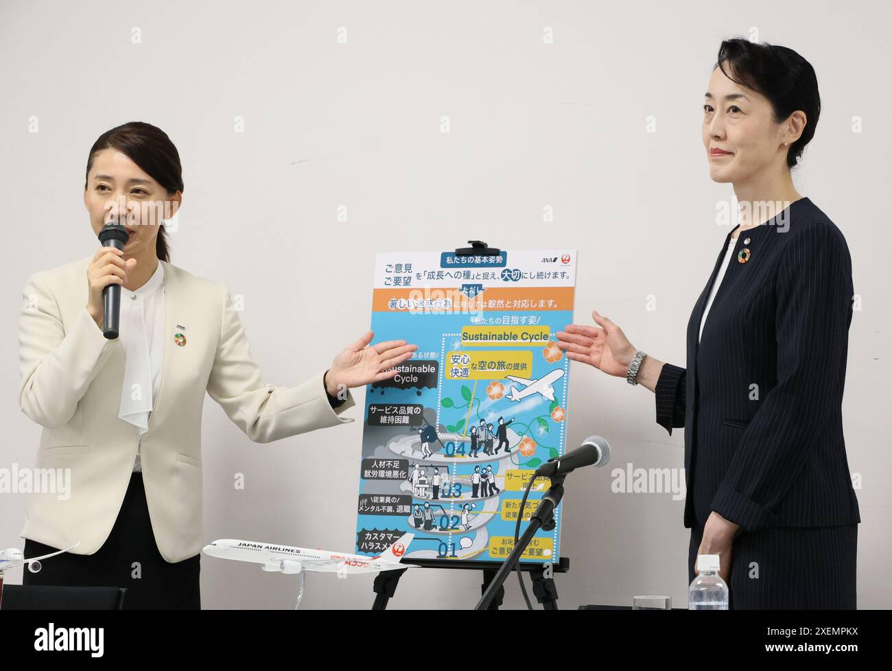 Tokyo, Japan. 28th June, 2024. Japan's largest airlines Japan Airlines ...