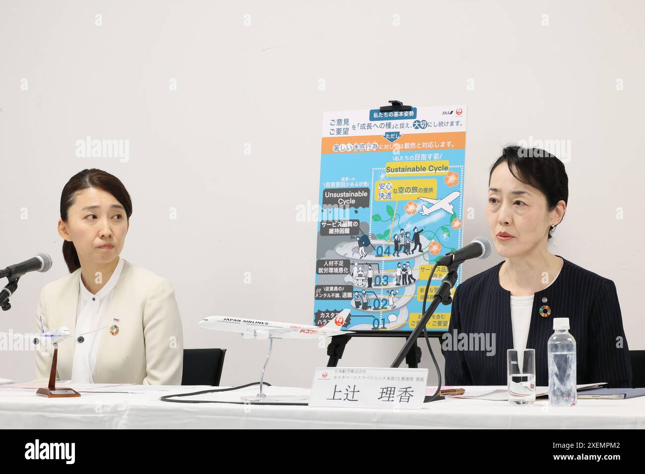 June 28, 2024, Tokyo, Japan - Japan's largest airlines Japan Airlines ...