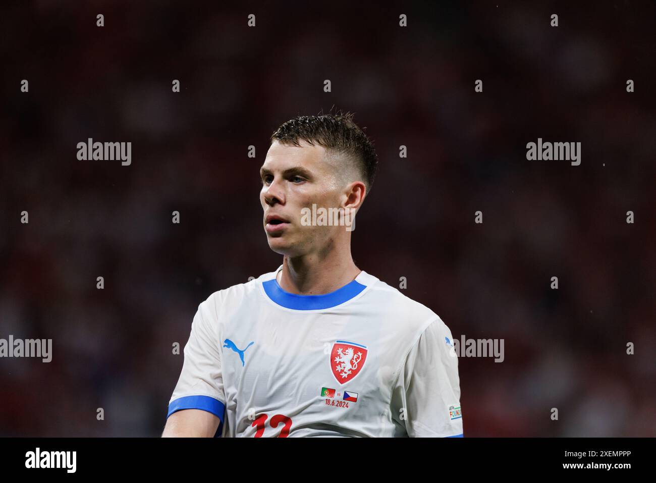 David Doudera seen during UEFA Euro 2024 game between national teams of ...