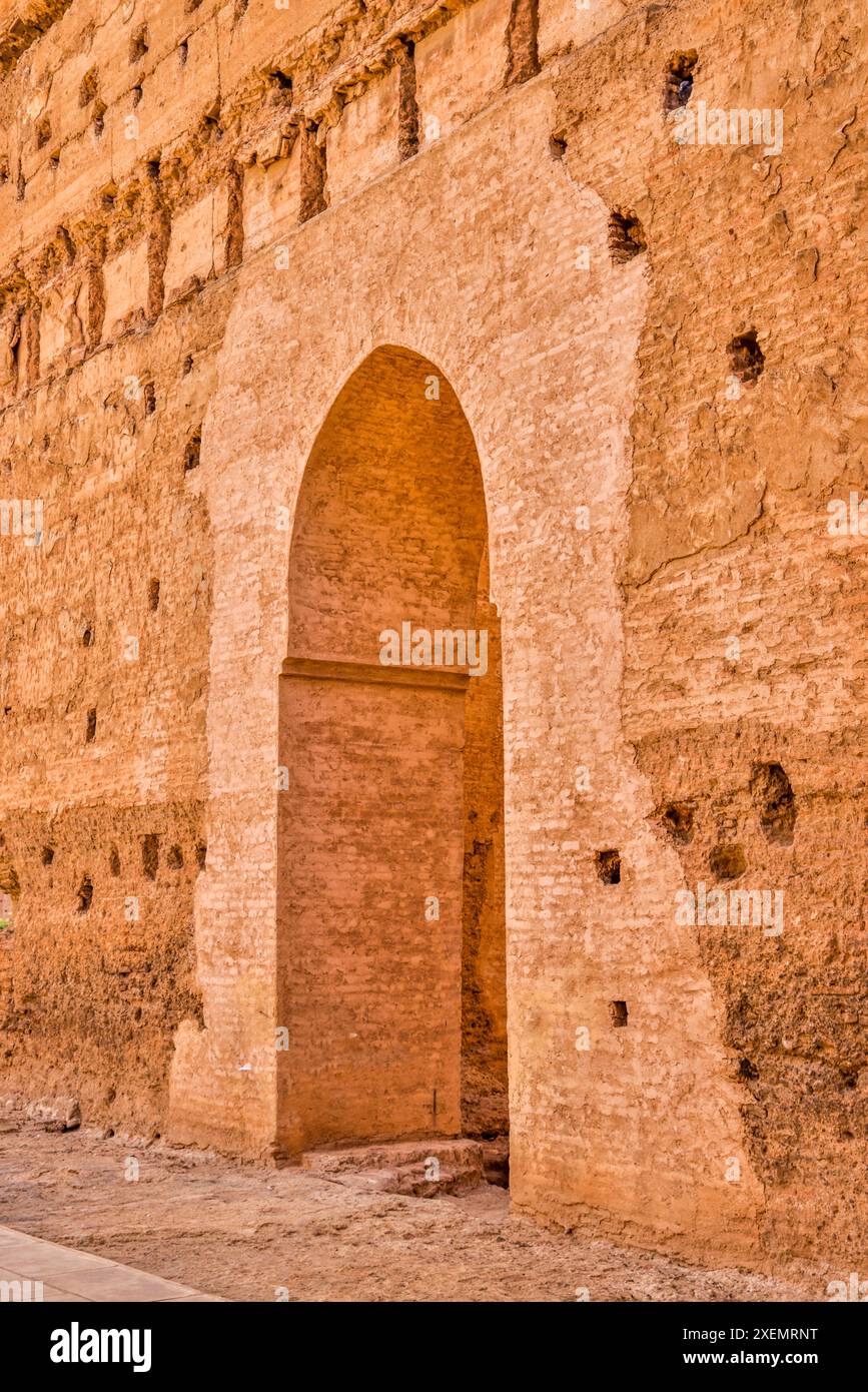 Morocco, Marrakech. Badii Palace Stock Photo - Alamy