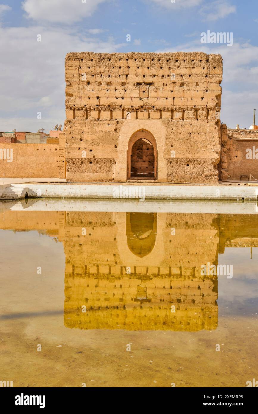 Morocco, Marrakech. Badii Palace, Ali Alamani. (MR Stock Photo - Alamy