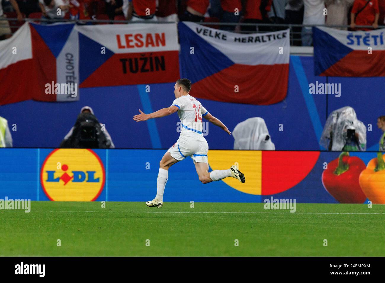 Lukas Provod seen during UEFA Euro 2024 game between national teams of ...
