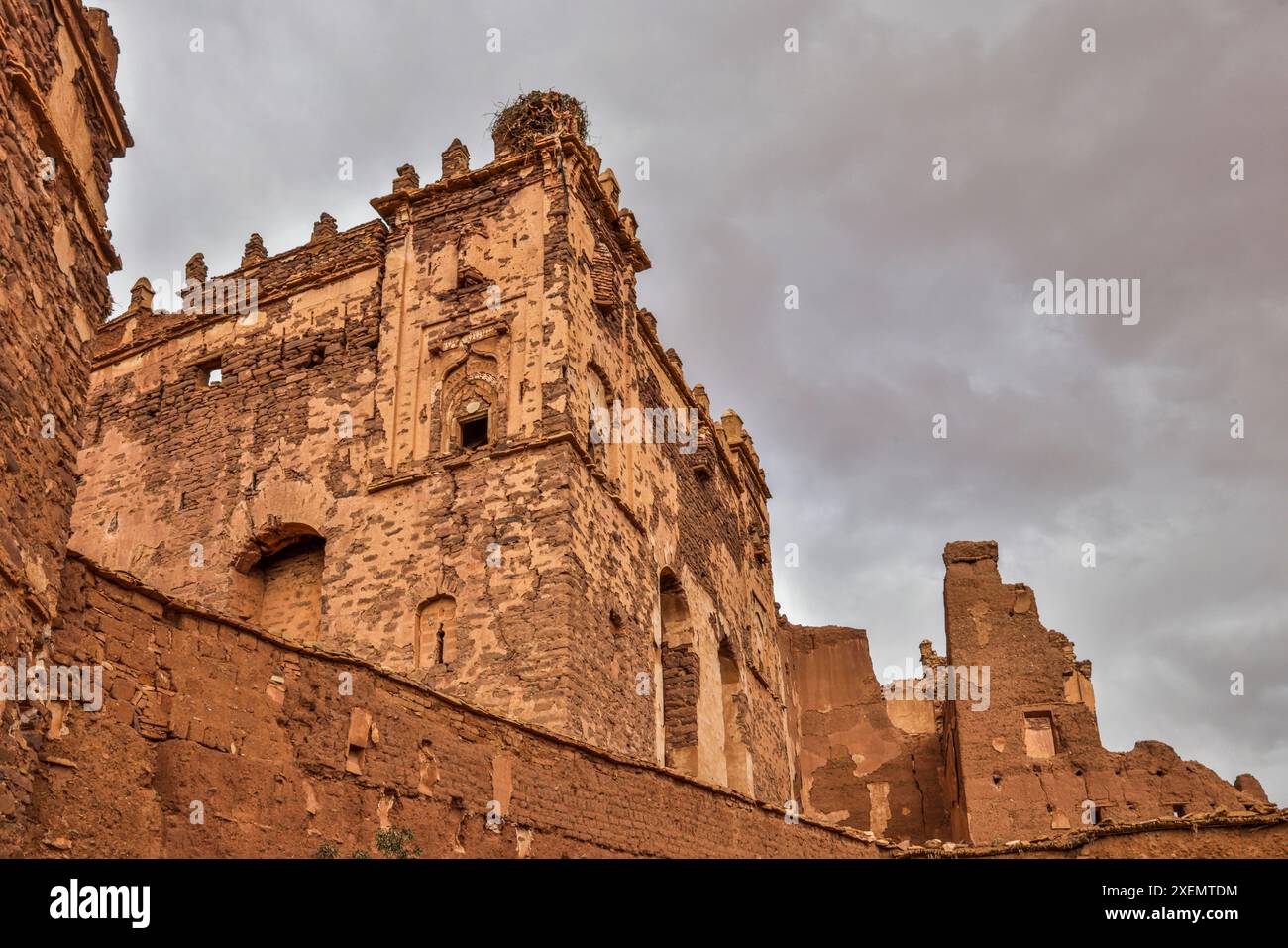 Morocco, High Atlas Mountains, Ouarzazate Province. Col du Tichka Stock ...