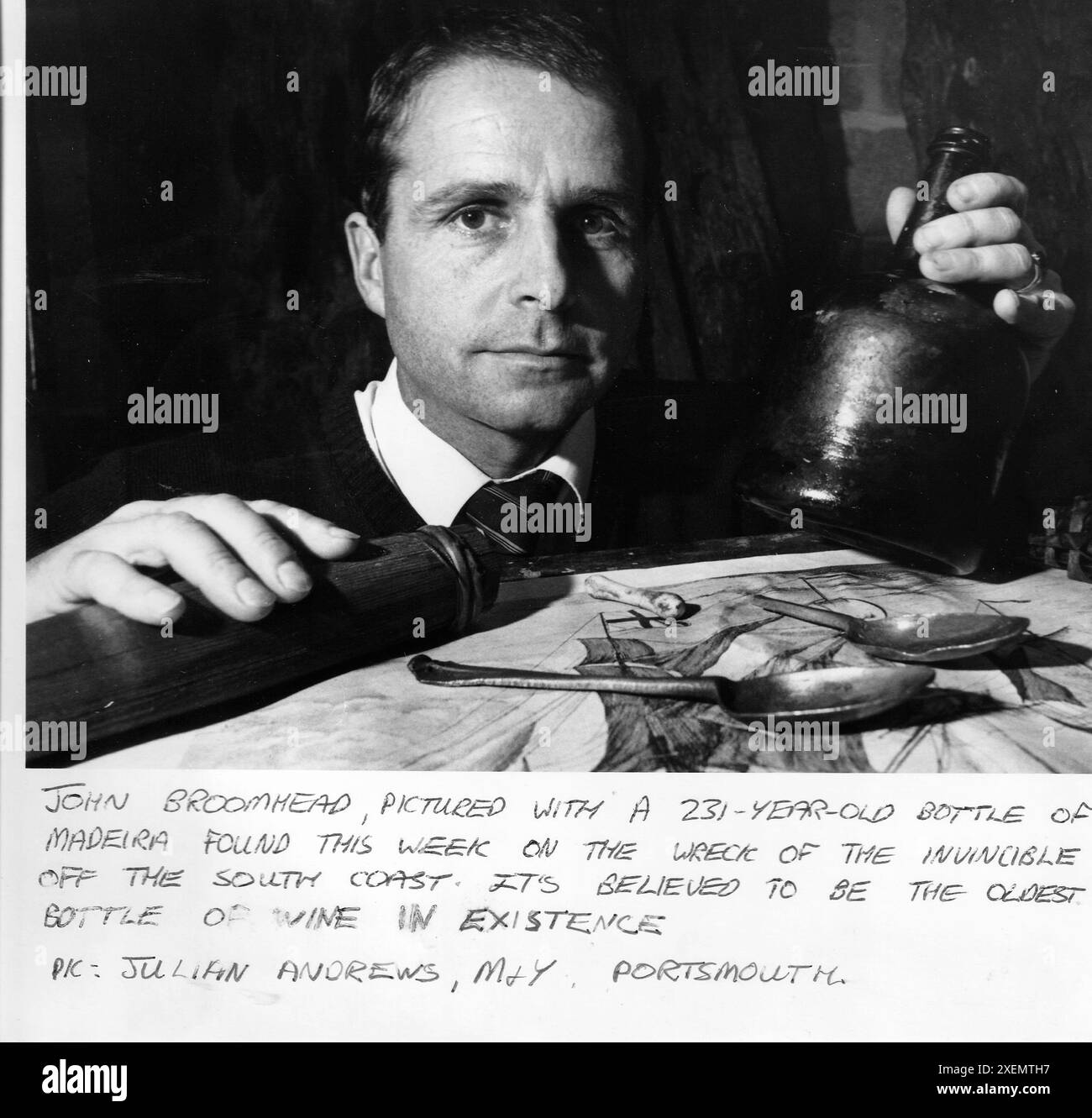 JOHN BROOMHEAD OF THE INVINCIBLE CONSERVATION PROJECT WITH A 231 YEAR ...