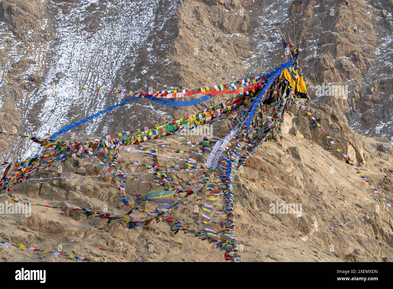 India ladakh leh prayer flags hi-res stock photography and images - Alamy