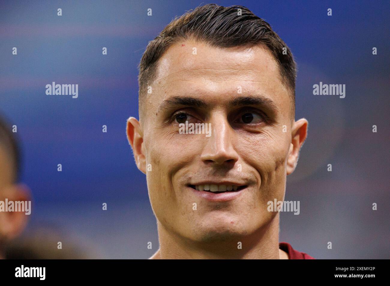 Vincent Sierro seen during UEFA Euro 2024 game between national teams ...
