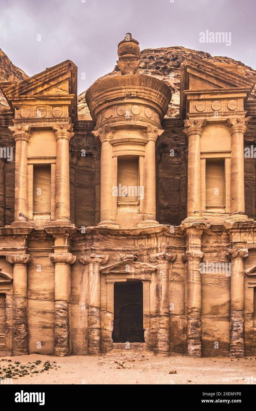 The monastery petra jordan hi-res stock photography and images - Alamy