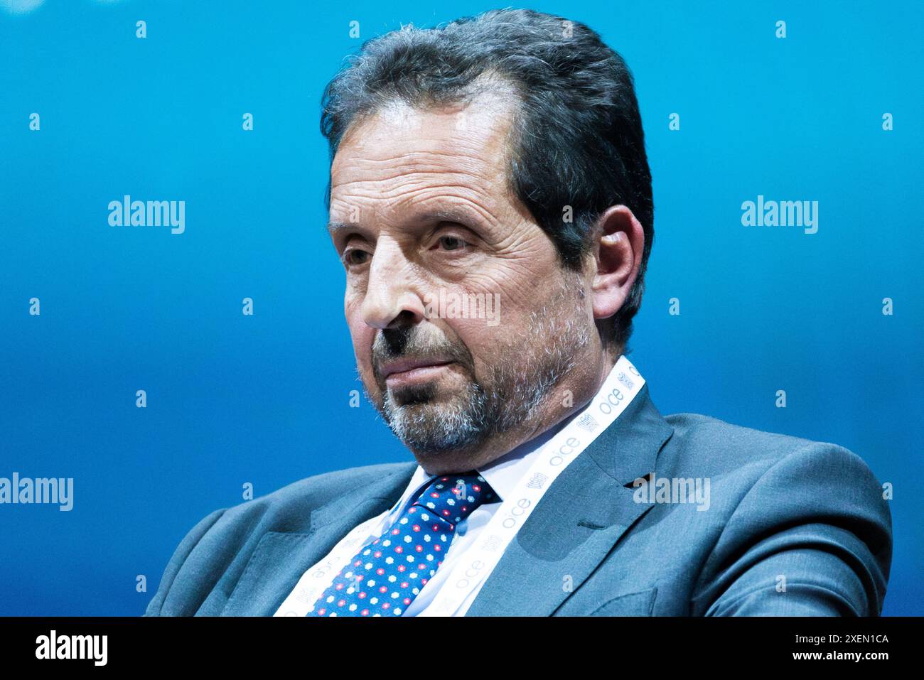 Rome, Italy. In the Photo Luca Bernardini (Technical Director of Anas). EDITORIAL USAGE ONLY ...