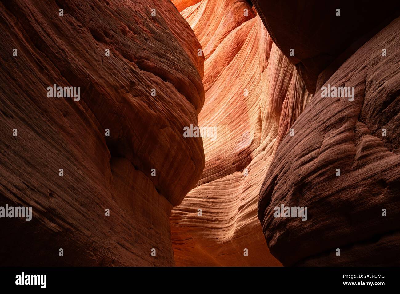 Striated corridors of Mystic Canyon are amazing to walk through and ...