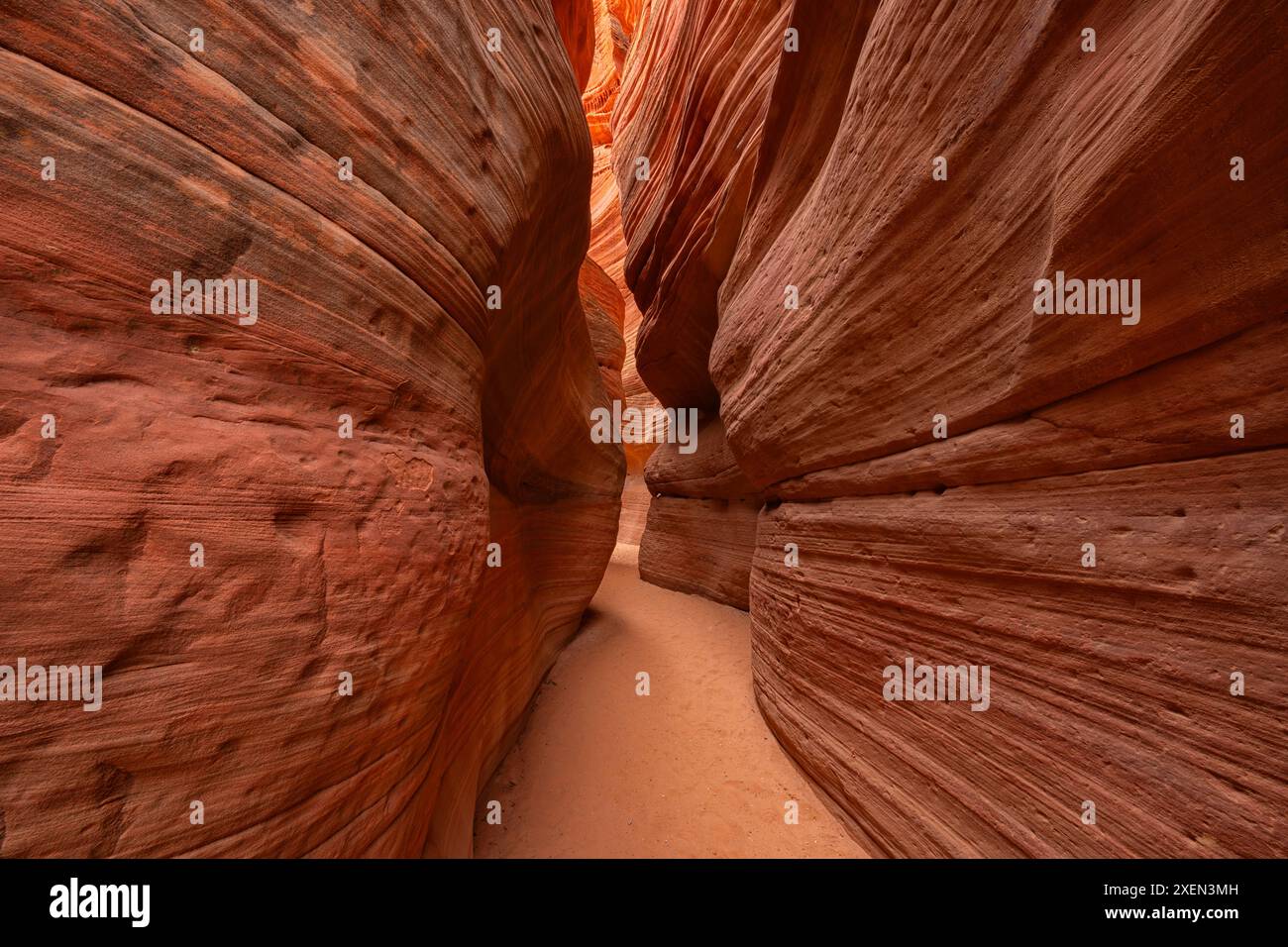 The striated corridors of Mystic Canyon are amazing to walk through and ...