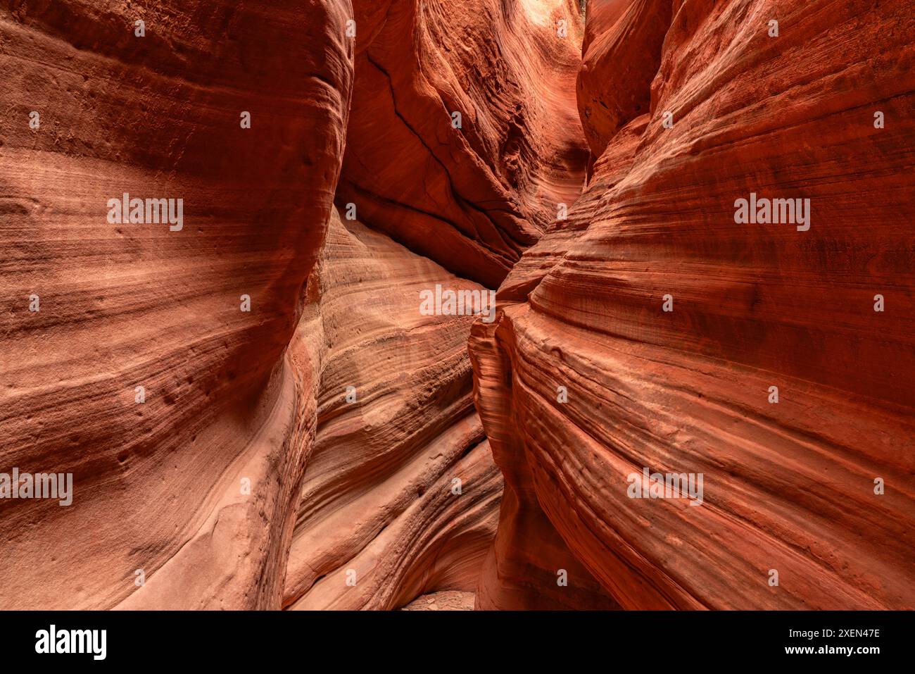 Striated corridors of Mystic Canyon are amazing to walk through and ...