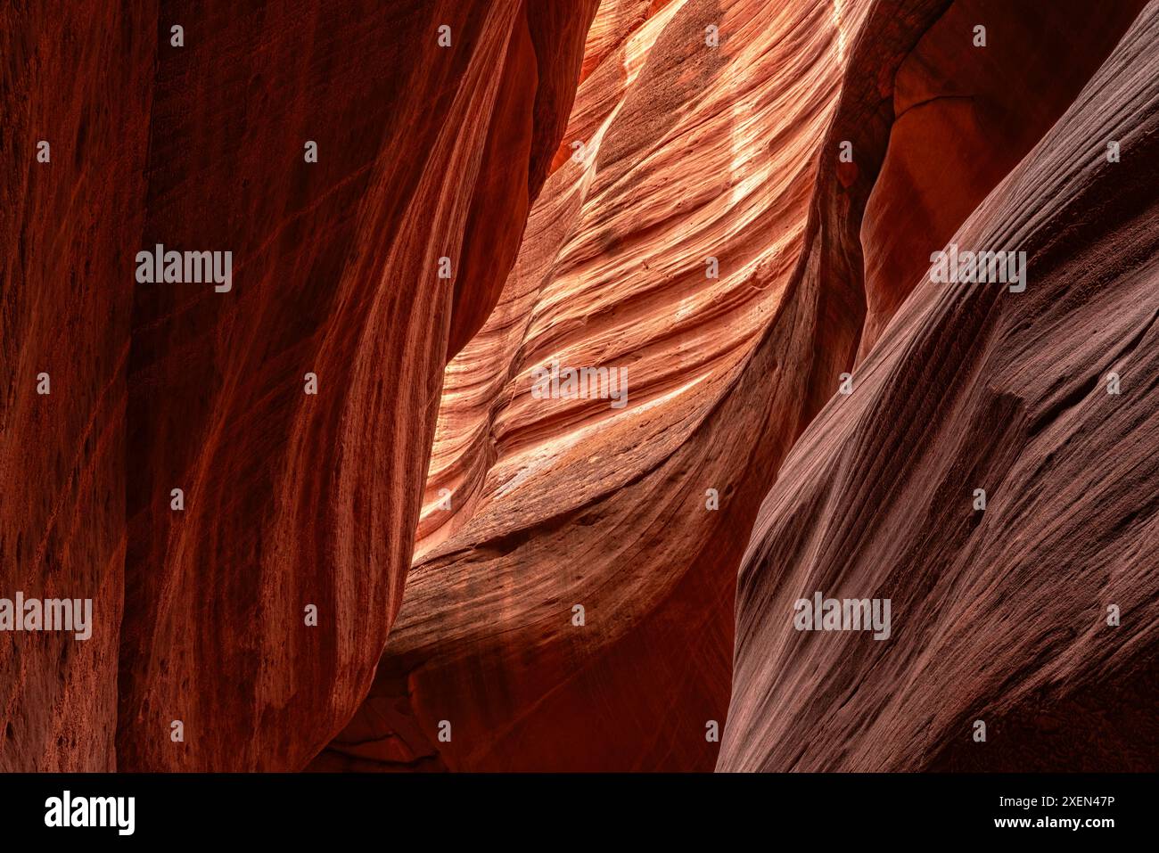 Striated corridors of Mystic Canyon are amazing to walk through and ...