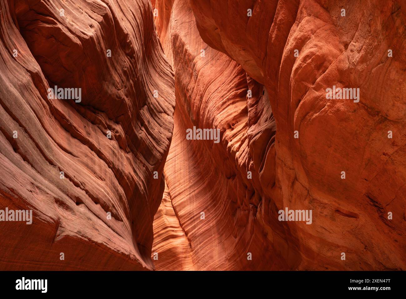 The striated corridors of Mystic Canyon are amazing to walk through and ...