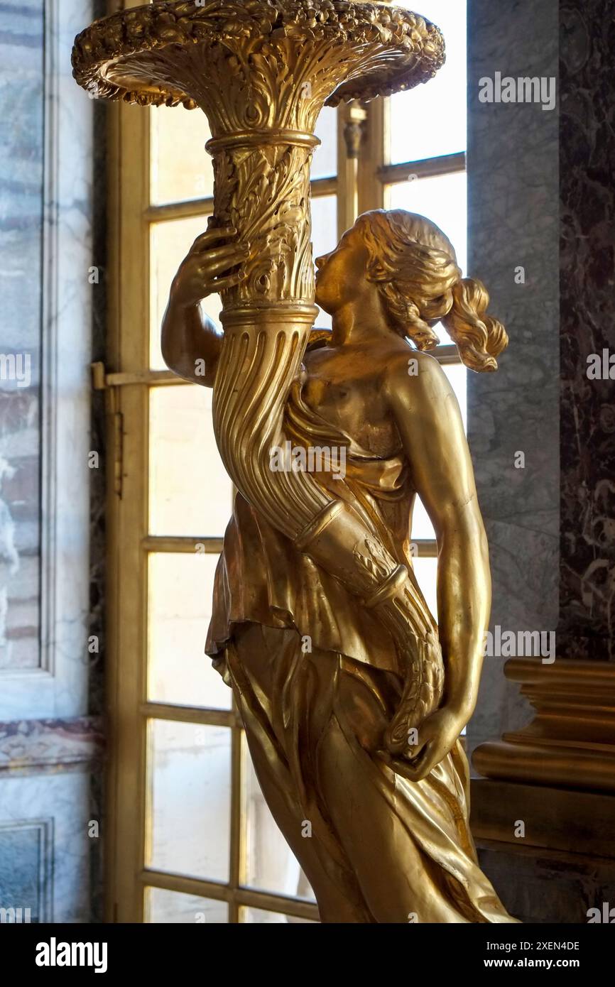 Versailles baroque detail hi-res stock photography and images - Alamy