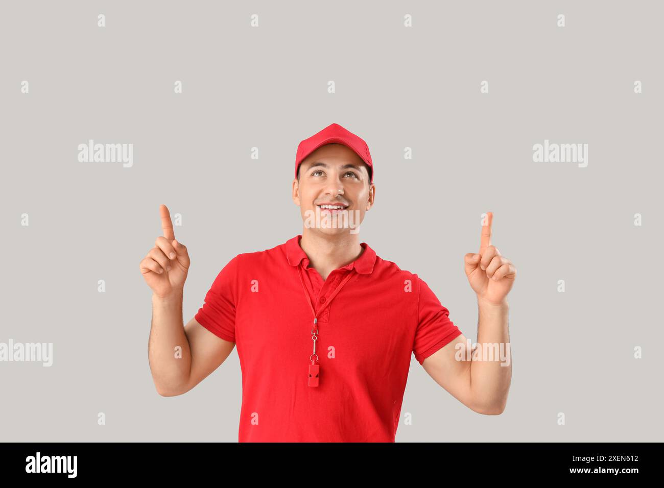 Lifeguard pointing hi-res stock photography and images - Alamy