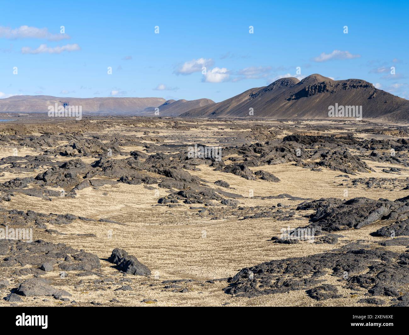 The northeastern interior highlands of Iceland in the Vatnajokull ...